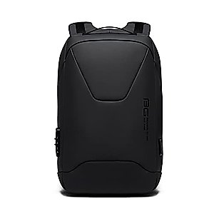 FANDARE Anti-Theft Backpack Business Daypacks fits 15.6 Inch Laptop Travel Large Backpack with USB Charging Port Waterproof Computer Bag for Women Men Notebook Black