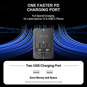 3 in 1 Magnifying Glass with Light and Stand, 5X Lighted Magnifier Lamp with PD USB C Charging Port, Hands-Free Adjustable Magnifying lamp for Reading Close Work Reading Sewing Crafts Painting Nails