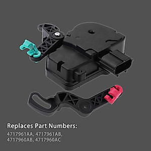 Door Lock Actuator Motor Left Right Side Sliding Door Latch Replacement for 2001-2007 Chrysler Voyager Gand Voyager Town Country, Dodge Caravan Grand Caravan | Replace 4717960AC 4717961AA 4717961AB