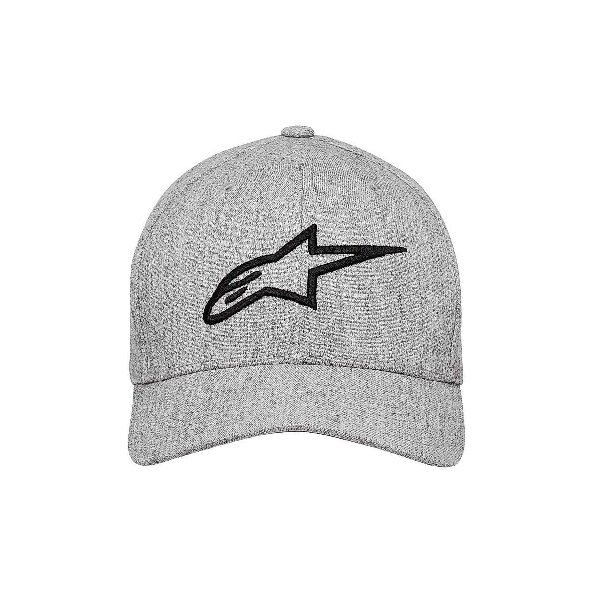 Alpinestars Standard Ageless Curve Hat Grey Heather/Black Lg/XL, Multi, one_Size