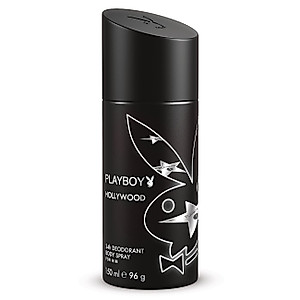 Playboy Fragrances Hollywood All Over Body Spray for Men, 4 Ounce