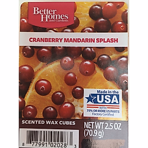 Better Homes and Gardens Cranberry Mandarin Splash Wax Cubes by Better Homes & Gardens