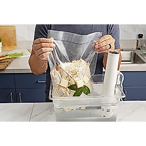 Avid Armor Vacuum Sealer Bags Rolls 4 Pack 11" x 25' Rolls for Foodsaver, Seal a Meal Vacuum Sealer Machines BPA Free Heavy Duty for Sous Vide or Meal Prep Fits Inside Storage Compartment Total 100 Feet Length