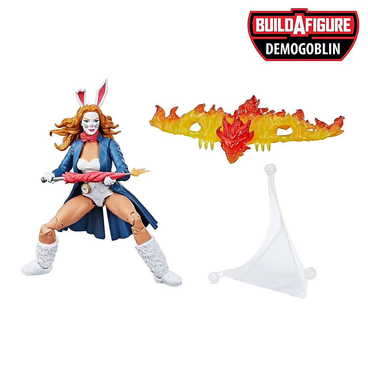 Spider-Man Hasbro Marvel Legends Series 6" Collectible Action Figure Marvel’s White Rabbit Toy, Buid-A-Figurepiece & Accessory