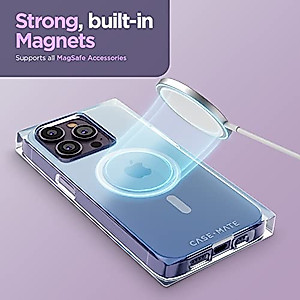 Case-Mate BLOX iPhone 14 Pro Max Case - Rainbow Frosting [10ft Drop Protection] [Compatible with MagSafe] Magnetic Cover with Edges for iPhone 14 Pro Max 6.7", Anti-Scratch, Shockproof