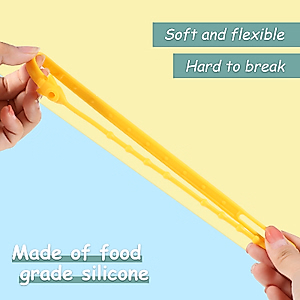 Nuanchu 10 Pcs Toy Straps for Baby, Silicone Set Pacifier Clip, Applies to Car Seat Toy, Teether Toy, High Chair, Stroller Accessories, Baby Toy Clips, Cribs, Rocking Chair