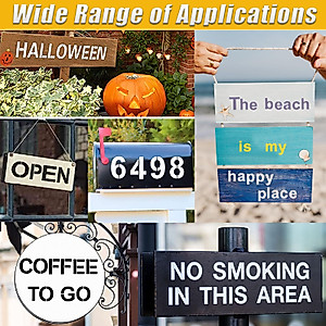 YEAJON 3 Inch Letter Stencils Symbol Numbers Craft Stencils, 66 Pcs Reusable Plastic Alphabet Templates for Painting on Wood, Wall, Fabric, Rock, Glass, Signage