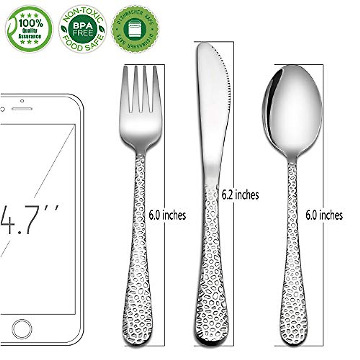 HaWare 9-Piece Toddler Flatware Set + 4-Piece Toddler Metal Cups