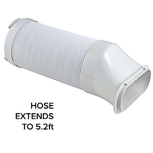 Ivation Replacement Exhaust Hose for IVAPACWIFI8K, IVAPACWIFI10K, IVAPACWIFI12K and IVAPACWIFI13K Wi-Fi Portable Air Conditioner