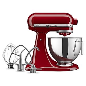 Kitchen Aid Tilt-Head Stand Mixer 4.5 Quart KSM85PBER, Empire Red