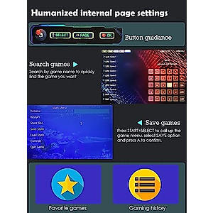 Fadist Retro Game Console, Built in 15000 Classic Games, 4K HD Output,with 2 Ergonomics Controllers, Plug and Play Game Console, Ideal Gift for Kids, Adult, Friend, Lover