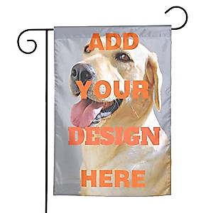 Custom Garden Flag Personalized Double Side Flags Add Your Image Text Logo Home Spring Summer Decor Yard Flag Banners For Indoor Outdoor Size 12 X 18 Inch