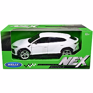 Lambo Urus White NEX Models 1/24 Diecast Model Car by Welly 24094W-WH