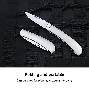 Paring Knife,all Steel Foldable Fruit Knife,fruit Knife Small of Exquisite,small and Easy to Carry,suitable for Most Types of Vegetables and Fruits(3 Pieces)