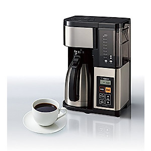 Zojirushi EC-YTC100XB Coffee Maker, 10-Cup, Stainless Steel/Black