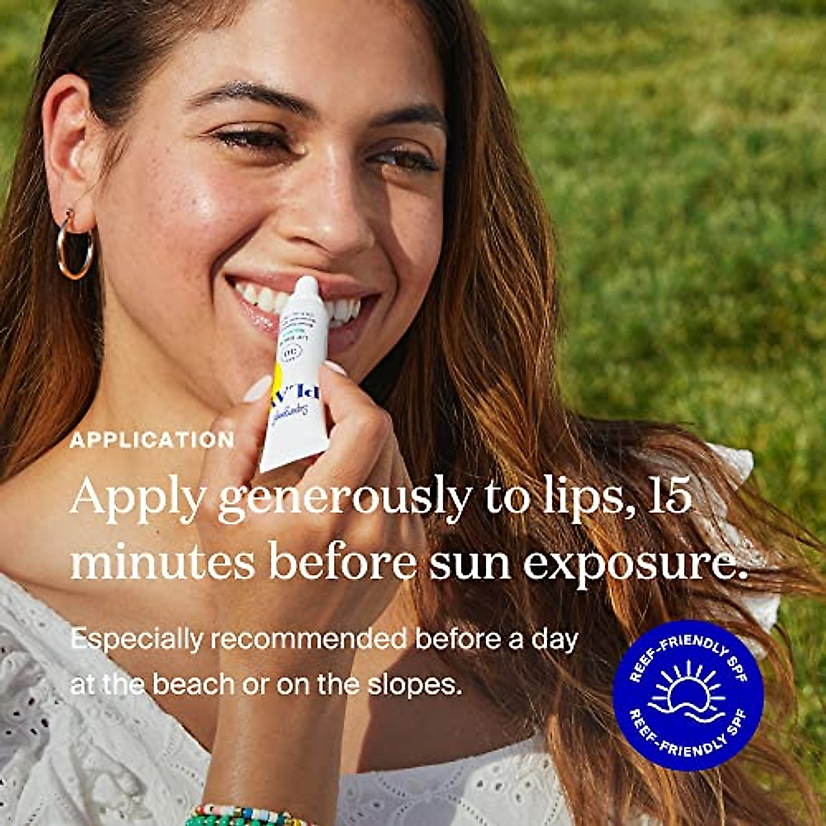 Supergoop! PLAY Lip Balm SPF 30 with Mint, 0.5 fl oz - Reef-Friendly, Broad Spectrum SPF Lip Balm with Hydrating Honey, Shea Butter & Sunflower Seed Oil - Clean Ingredients - Great for Active Days