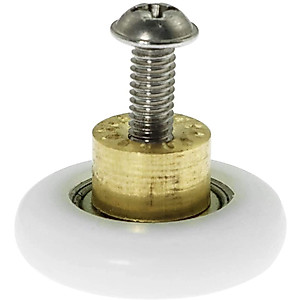 4 Sets Shower Door Rollers Runners Wheels Replacement Part Bathroom Glass Shower Sliding Door - 19mm x 5mm