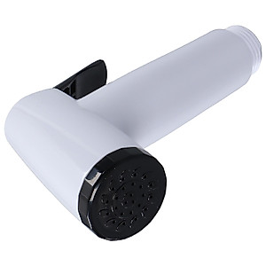 Bidet Sprayer G1/2 Thread Wall Mounted Handheld Toilet Sprayer for Dog Shower Floor Carpet Multifunctional Use for Women (B1125W three-piece set 1)