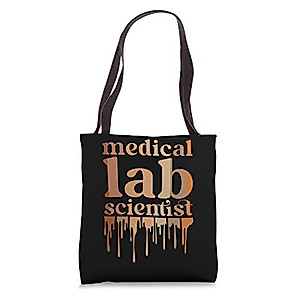 Black Medical Lab Scientist African American Med Lab Science Tote Bag