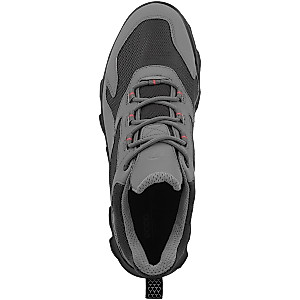 ECCO Men's MX Low Gore-TEX Sneaker, Steel/Magnet, 12-12.5