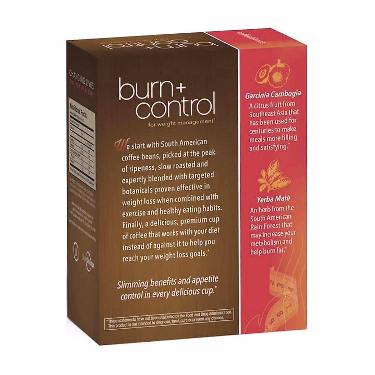 Javita Burn + Control Instant Coffee - Weight Management Herbs, Contains Garcinia Cambogia & Yerba Mate, Slimming Coffee with Help of Exercise, Keto Coffee, Dieters Drink, 24 (4.55g) Sticks