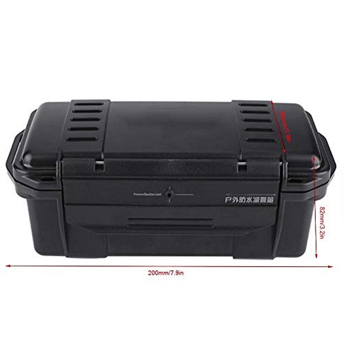 Outdoor Shockproof AntiPressure Airtight Survival Case Waterproof Container Storage Carry Box Sealed Case Fishing Carry Box (C) everyday carry waterproof box