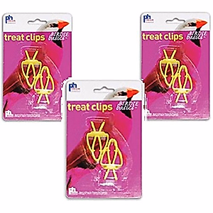 6 Pack of Prevue Pet Treat Clips (3 Packages with 2 Clips Each)
