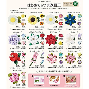 Olympus Thread OLY-TZ5A, First Knob Craft Kit, Rose Brooch, H 2.6 x W 2.8 x D 1.0 inches (6.5 x 7 x 2.5 cm), Purple