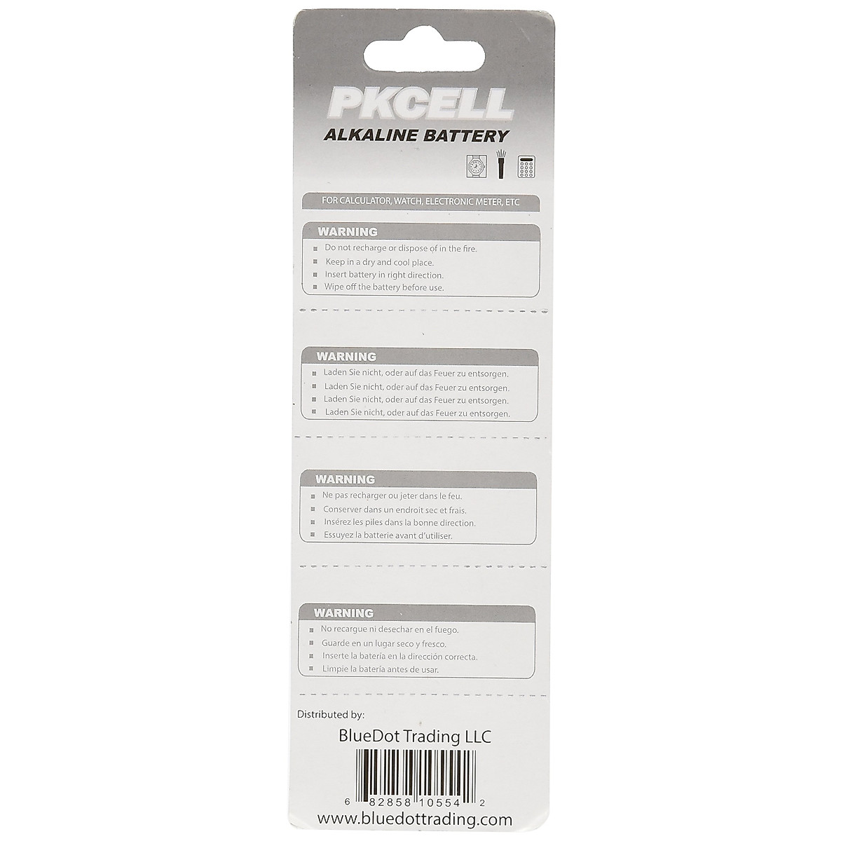 BlueDot Trading AG10 LR1130 LR54 LR54 1.5V Alkaline Coin Cell Battery for Watch, Hearing Aid, Calculator, Flashlights, Keyless Entry, Batteries, 10 Count