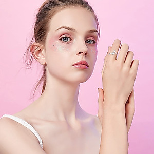 Hioed Puppy Dog Cat Paw Ring Semicolon 925 Sterling Silver Pet Rings This Too Shall Pass Animal Ring Adjustable Rings Inspirational Jewelry Gift for Women