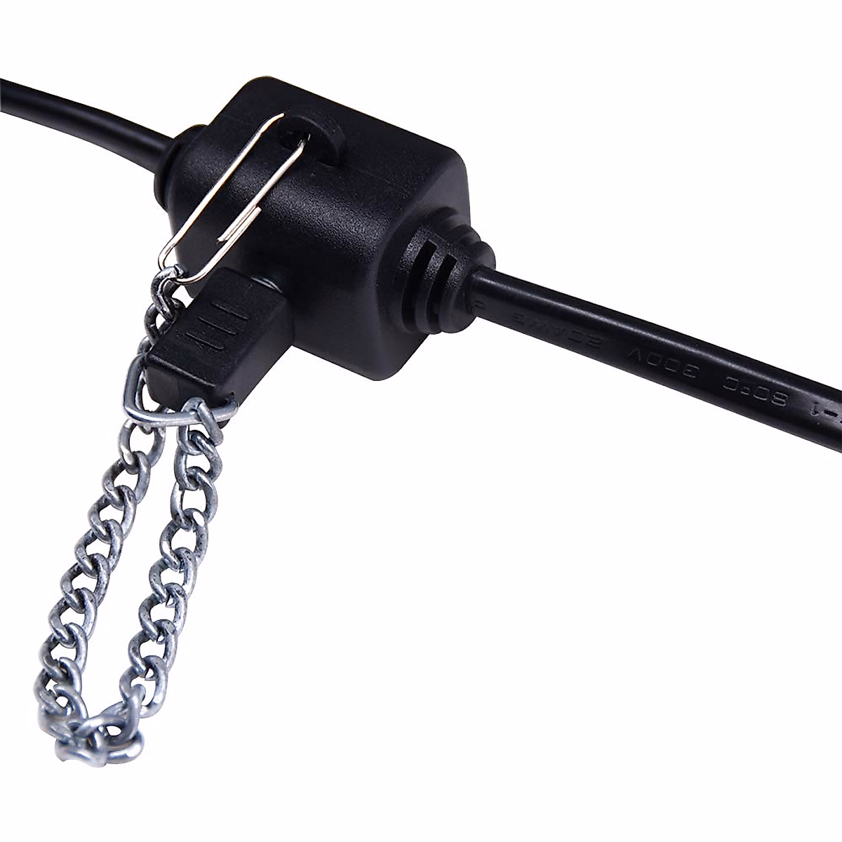 Limoss 11.6 Feet 2 pin Power Supply Extension Cord Replacement with Lock Out Safety Key for Lift Chairs Power Recliners