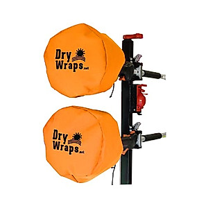 Waterproof Trimmer Cover - DRYWRAPS (Three Pack) - Edger, Pole Saw, for STIHL Echo Husqvarna … (Orange) (Orange)