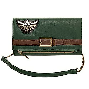 Classic Game Link Triforce Artifact Crossbody Clutch Wallet