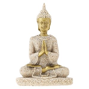 Baoblaze Buddism Buddha Ornaments Maitreya Fengshui Statue Sculpture Handmade Figurine for Home Desktop Office Decor