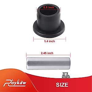 Roykaw Golf Cart Front A-arm Bushing Kit Compatible with EZGO RXV 2008-up Vehicles,OEM# 602085 601340