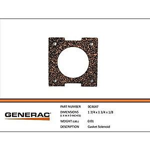 Generac 0C4647 Generator Solenoid Gasket