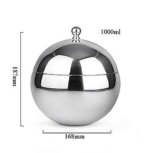 Ice Bucket Thickened Stainless Steel Ice Bucket Portable Ice Bucket Hotel Bucket Champagne Bucket Drink Bucket Party Activities and Camping Tableware Drinks Cooler/Beer Bucket