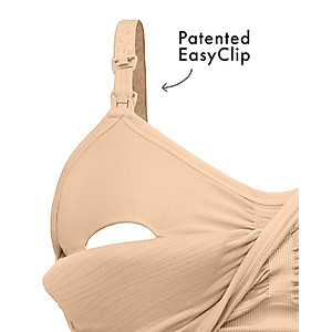 Kindred Bravely 2-Pack Hands Free Pumping Bra Bundle (Beige and Pink, Medium)