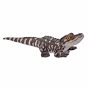 Wild Republic Living Stream Baby Alligator 12 Inches, Gift for Kids, Plush Toy, Great Novelty Gift for Fishermen and Sportsmen