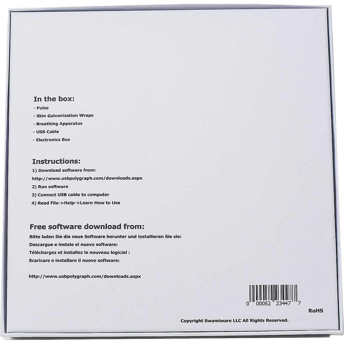USB Polygraph 3: Military Edition - Professional Lie Detector Machine