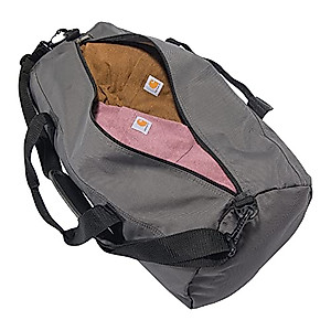 Carhartt Trade Series 2-in-1 Packable Duffel with Utility Pouch, Grey, Medium (21.5-Inch)