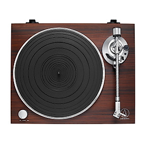 Audio Technica AT-LPW50BT-RW Bluetooth Turntable Manual Belt-Drive 33/45 (Rosewood)