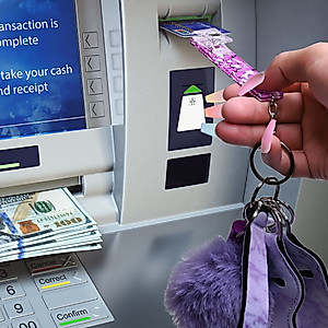 Auxu Keychain Set for Women and Girls 11 Pcs Cute Keychains For Women Including Pom Pom, Credit Card Puller