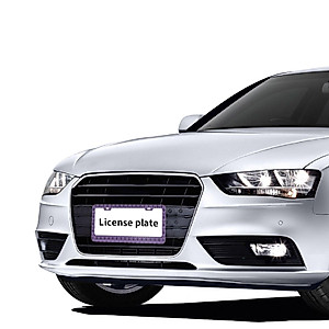 Haunted The Mansion License Plate Frames Cars Decor Universal Car Accessories Fits Standard US Vehicles for Women Men with 2 Holes with Black Screw Caps Pack 2