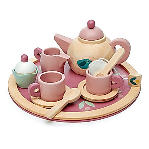 Tender Leaf Toys - Birdie Tea Set - Realistic Teapot, Cups and Treats for Pretend Afternoon Tea Party - Social, Creative, and Imaginative Development - Learning Role Play - Age 3+