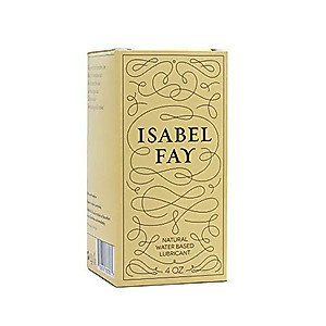 Isabel Fay Natural Water Based Personal Lubricant for Sensitive Skin, NO Parabens, NO Glycerin, 4 oz