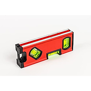 Kapro - 771M TWIN Magnetic Heavy Duty Toolbox Level - For Leveling and Measuring - Features V-Groove and Magnet Base - VPA Certified - 6 Inch