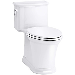 KOHLER Harken One-piece Compact Elongated 1.28 Gpf Toilet