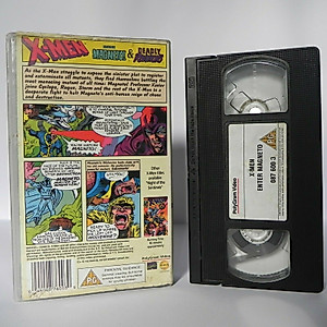 X-Men: Enter Magneto! / Deadly Reunions - Animated Action - Children's - Pal VHS
