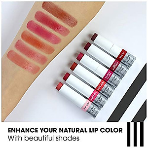 ChapStick Total Hydration Moisture + Tint Rose Petal Tinted Lip Balm Tube, Tinted Moisturizer - 0.12 Oz